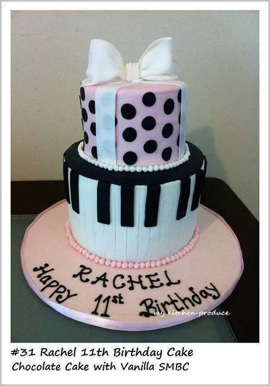 11th birthday cakes for girls - TheSmartCookieCook