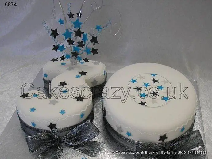 50 shaped birthday cake - TheSmartCookieCook