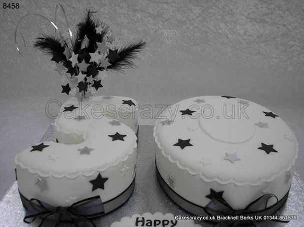 50 shaped birthday cake - TheSmartCookieCook