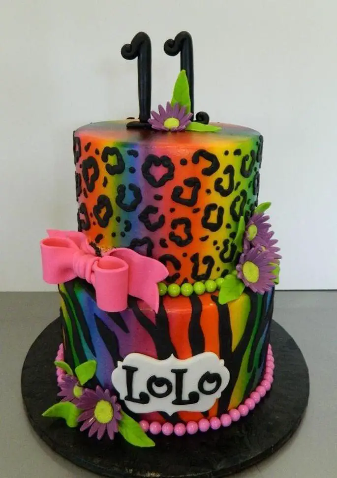 Birthday cakes for girls 11th birthday - TheSmartCookieCook