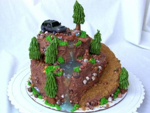 Adventure birthday cake