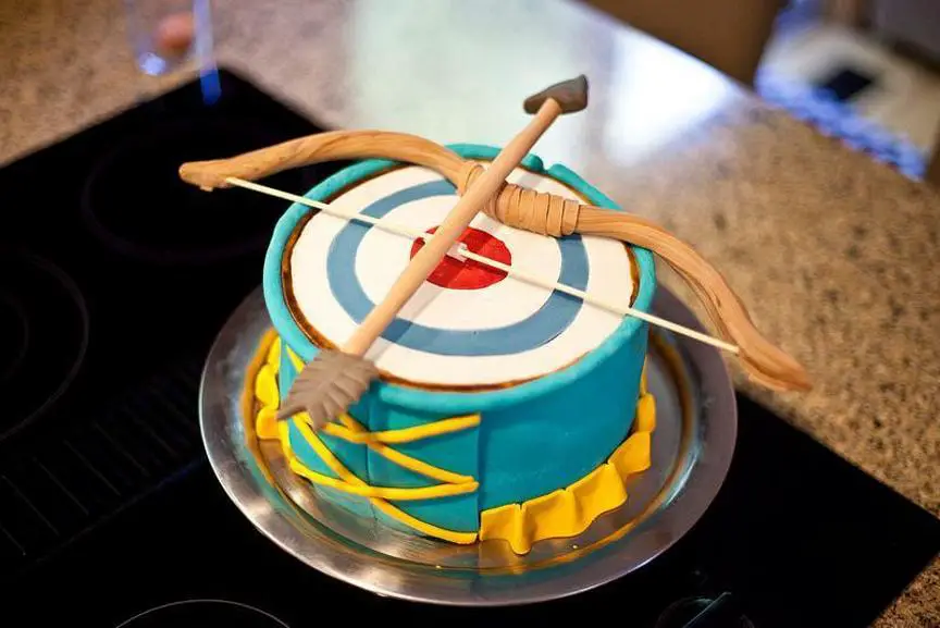 Archery birthday cakes