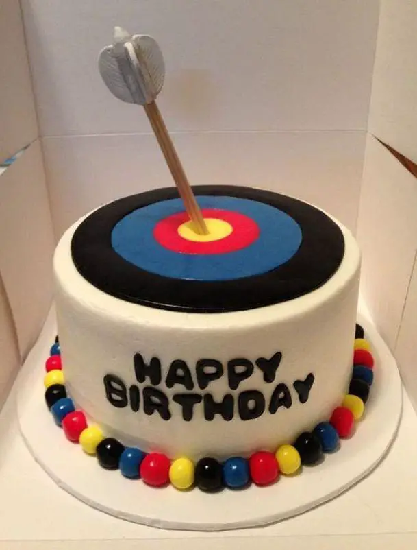 Archery birthday cakes
