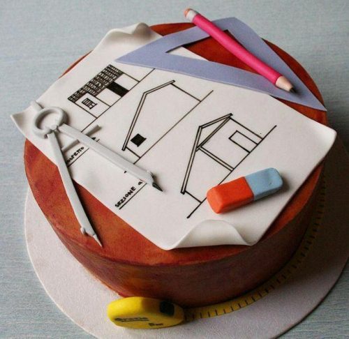 Birthday cakes for architects
