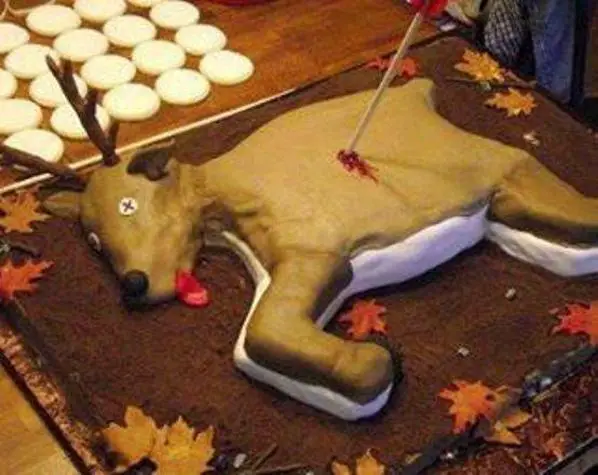 Buck birthday cake