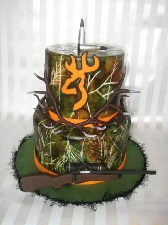 Buck birthday cake