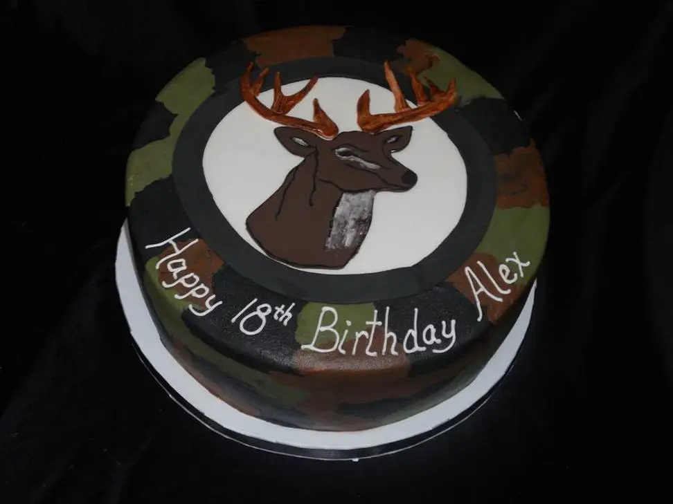 Buck birthday cake