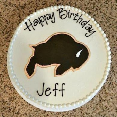 Buffalo birthday cake