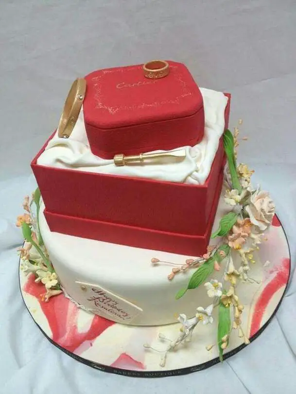 Cartier birthday cake