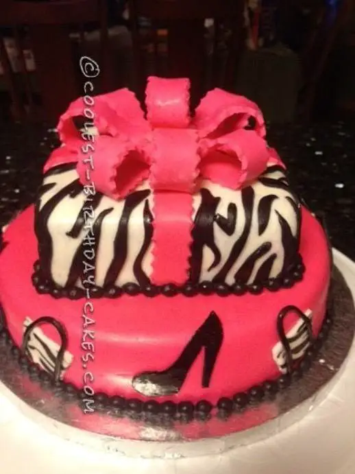 Diva themed birthday cake