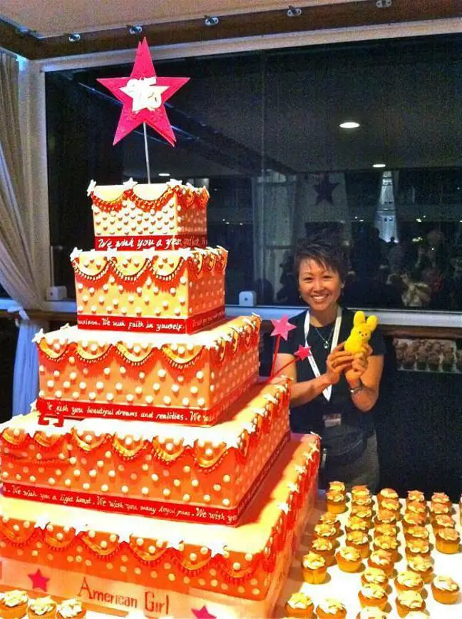 Enormous birthday cake