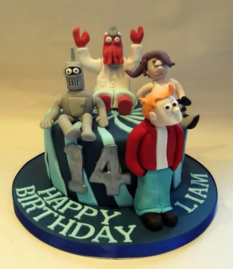 Futurama birthday cake