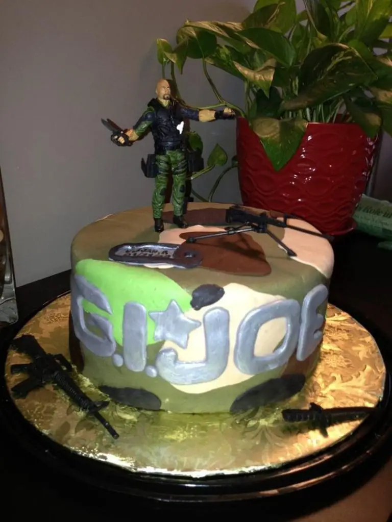 Gi joe birthday cake