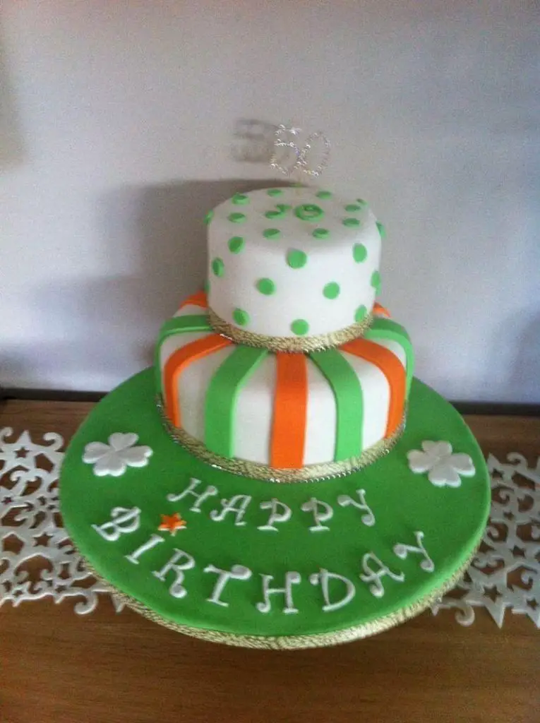 Irish birthday cake