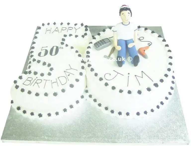 Number 50 birthday cakes