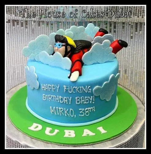 Parachute birthday cakes