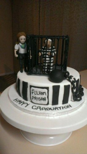Prison birthday cake