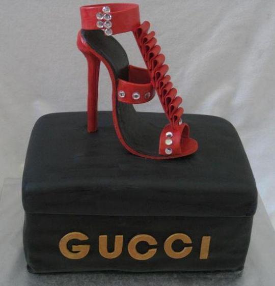 Shoe shaped birthday cakes