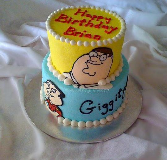 Stewie griffin birthday cake