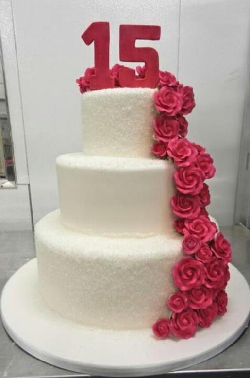 Sweet 15 birthday cakes