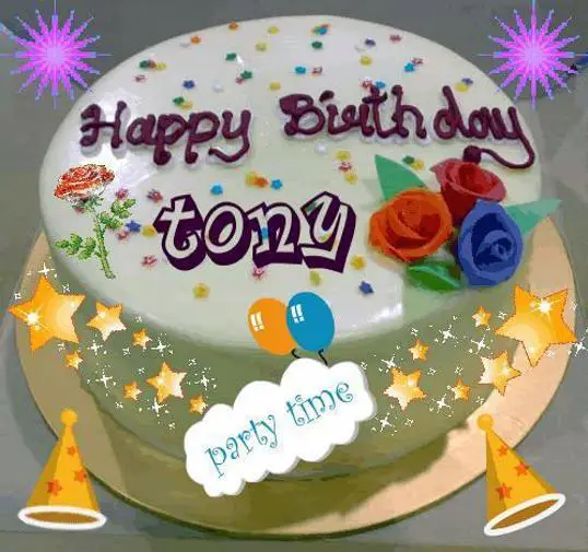 Tony birthday cake